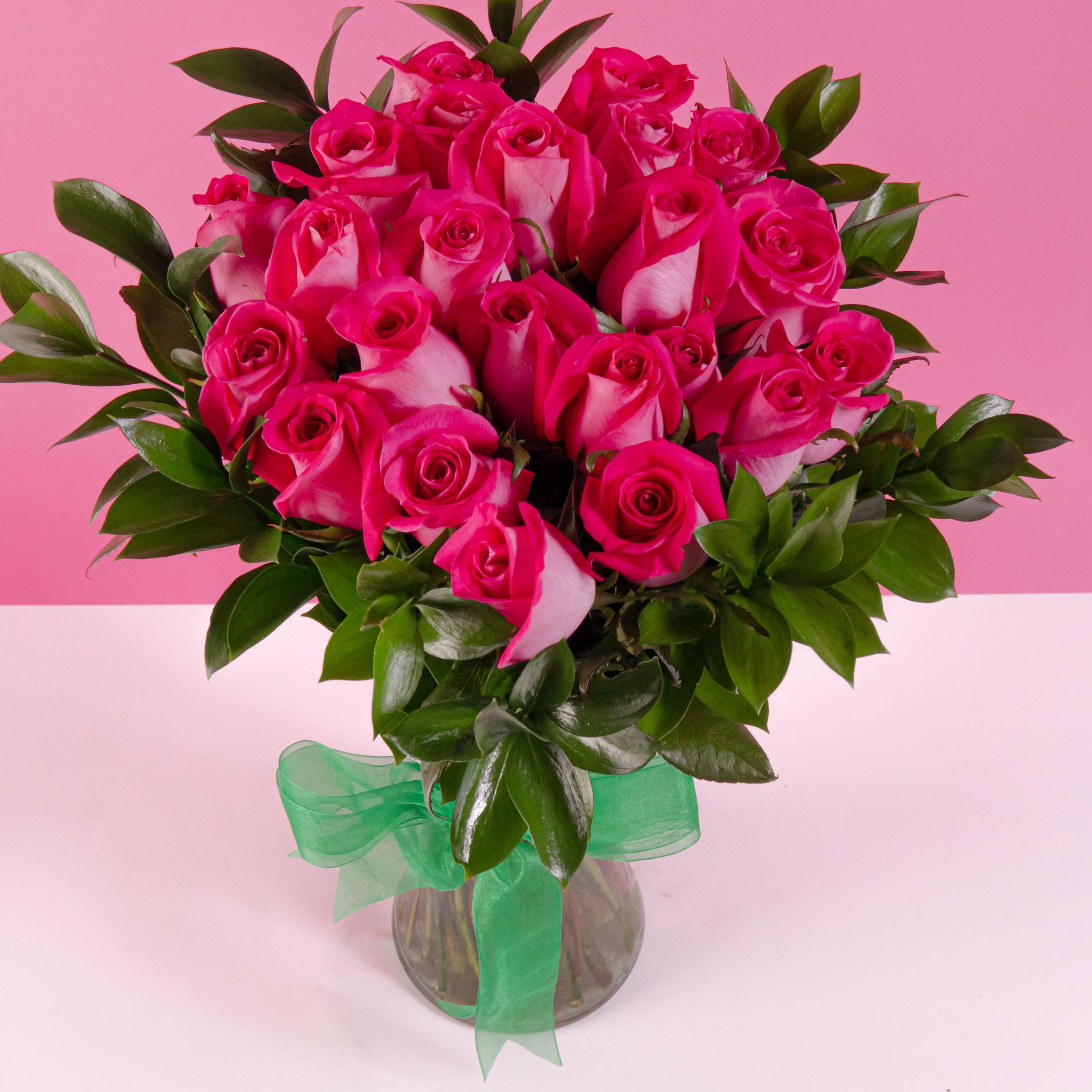 24 Rosas Fucsia – Regalo Floral
